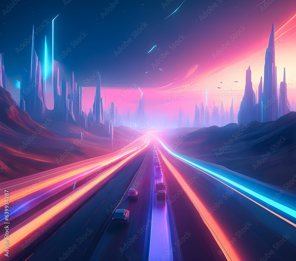 future road routes that depict the fundamental components of an atom ...