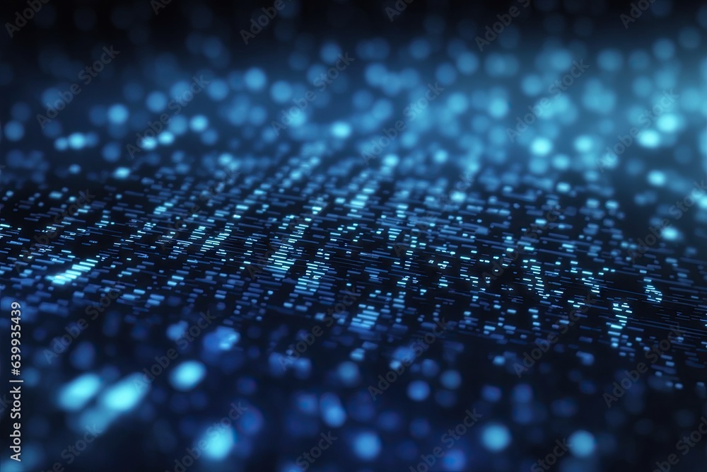 blue digital binary data background Stock Illustration | Adobe Stock