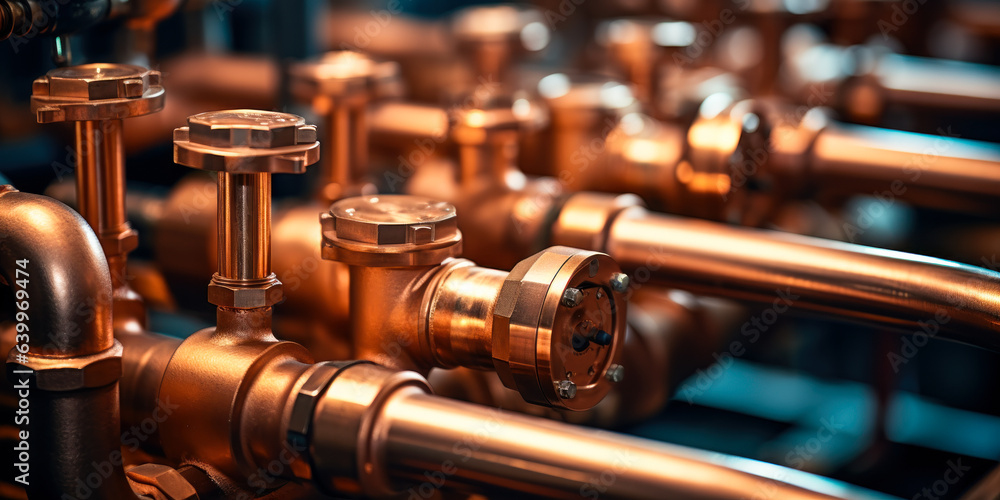 Water and Gas Systems, a Vital Part of Our Infrastructure Stock Photo ...