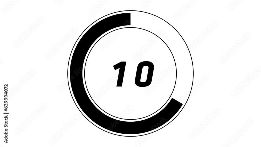 Vidéo Stock Fitness-workout-rest-countdown timer transparent alpha ... Vidéo Stock Fitness-workout-rest-countdown timer transparent alpha ...