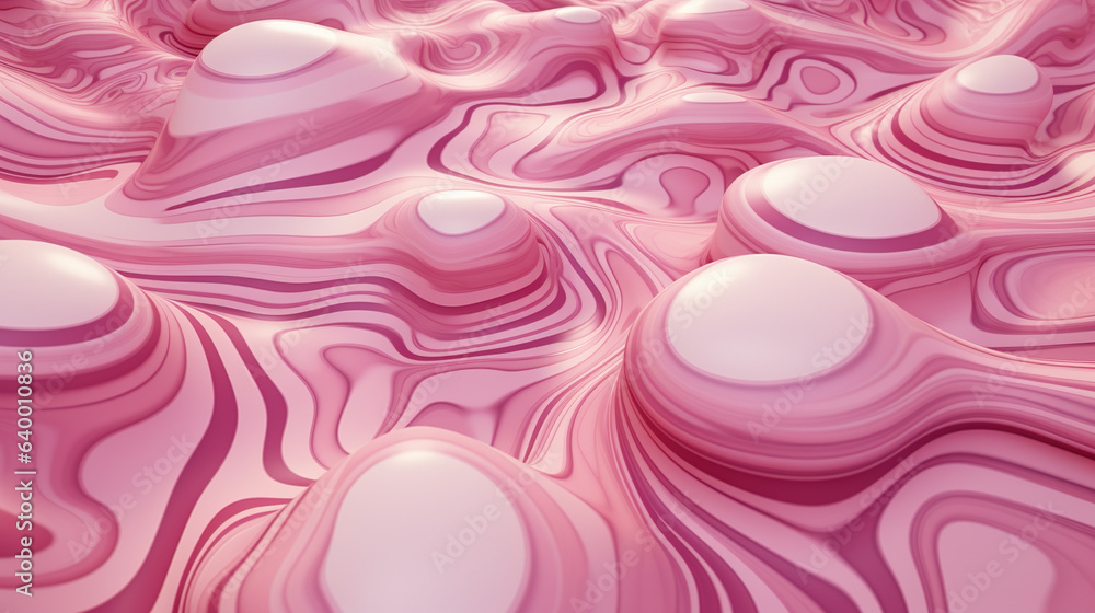 Green orange reaction diffusion pattern in a shallow fluid tank top ...