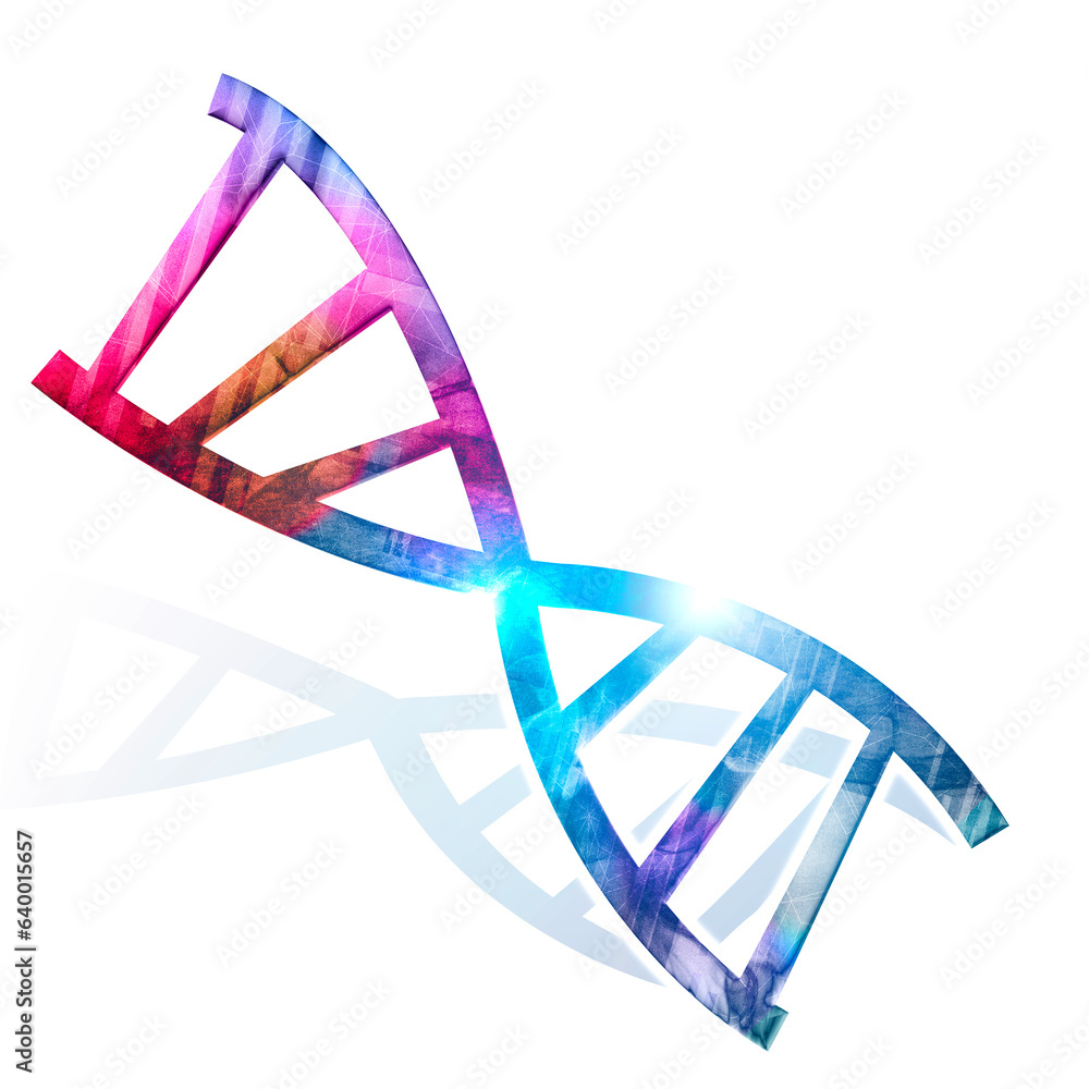 DNA helix, Deoxyribonucleic acid is a thread-like chain of nucleotides ...