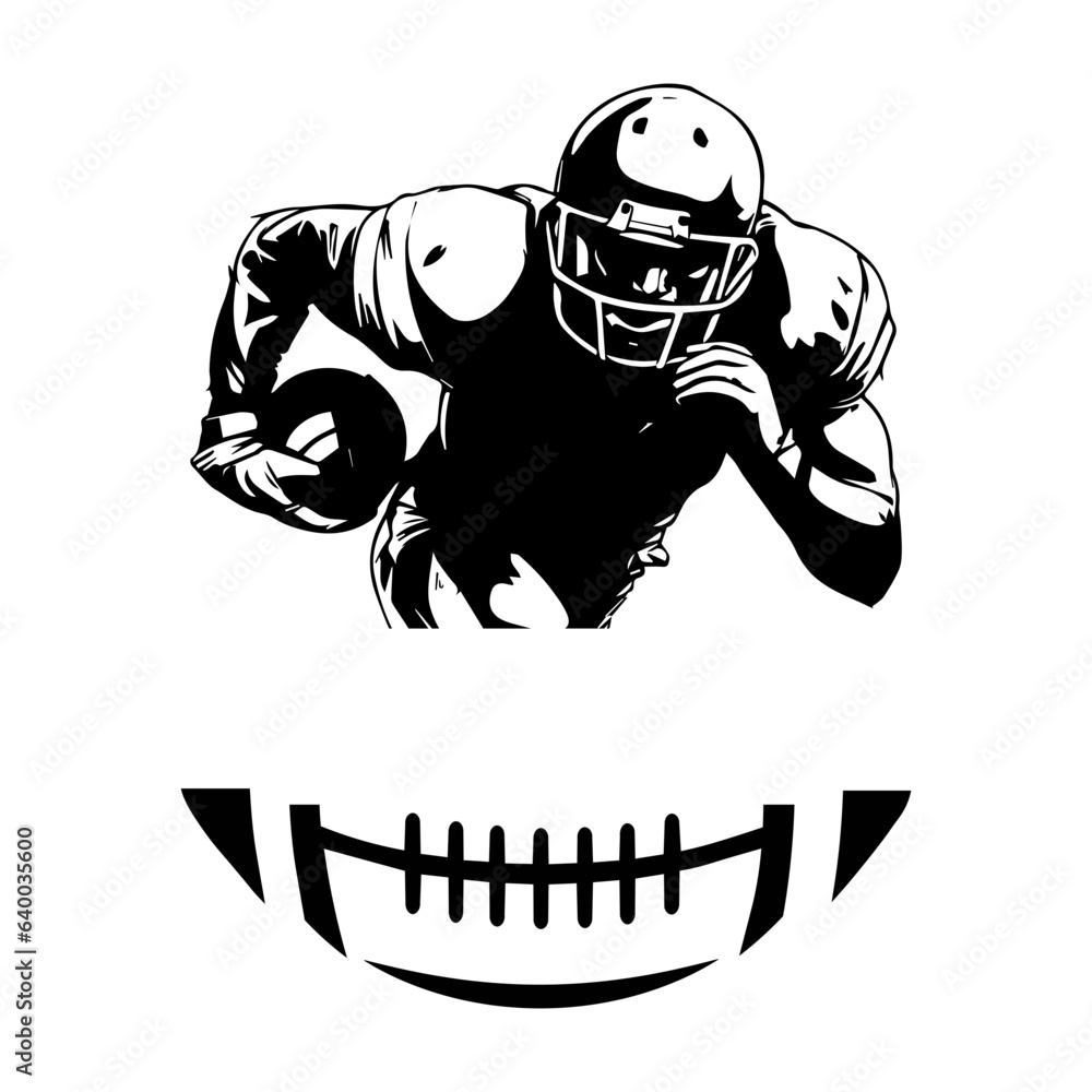football player svg, Football name svg, football svg, football team svg ...