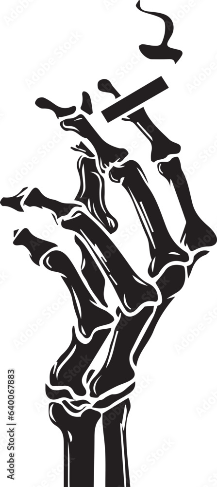 Vecteur Stock Skeleton Hands SVG, Skeleton SVG, Skeleton Heart Hands ...