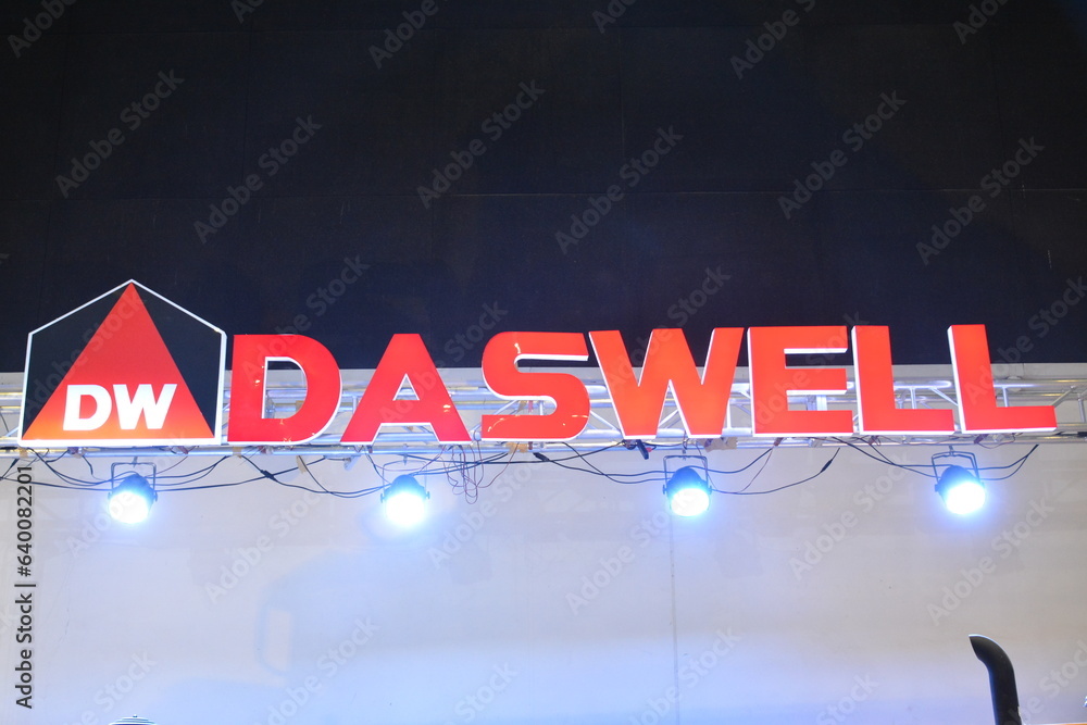 Daswell signage at Transport and Logistics show in Pasay, Philippines ...