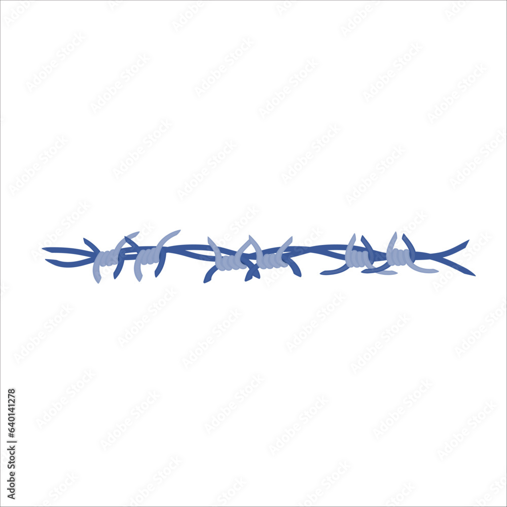 Photo Barbed wire fence border frame illustration, art4stock | Posters ...