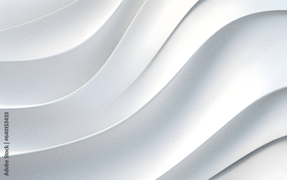 Abstract white background, elegant white gradient wave background ...