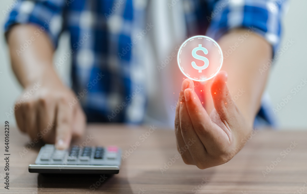 revenue calculation engineer construction costs on the desk.concept of capital analysis ...