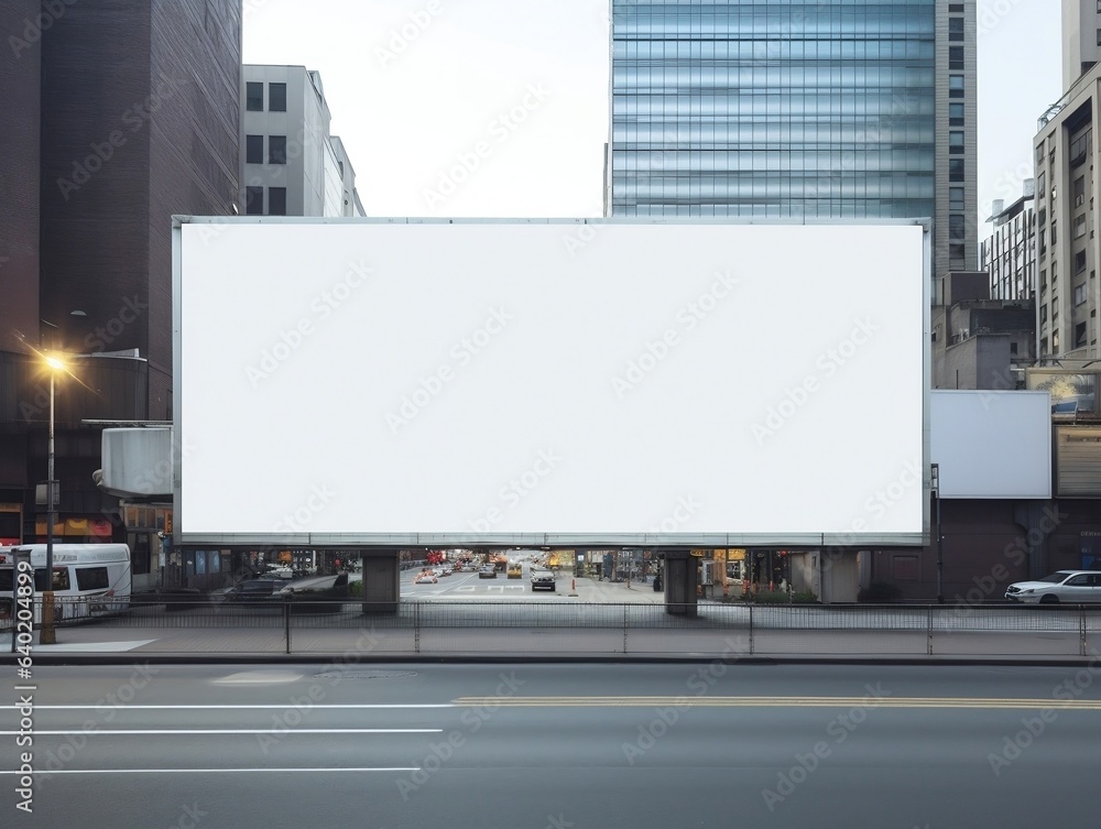 Billboard mockup with isolated background generative ai Stock ...