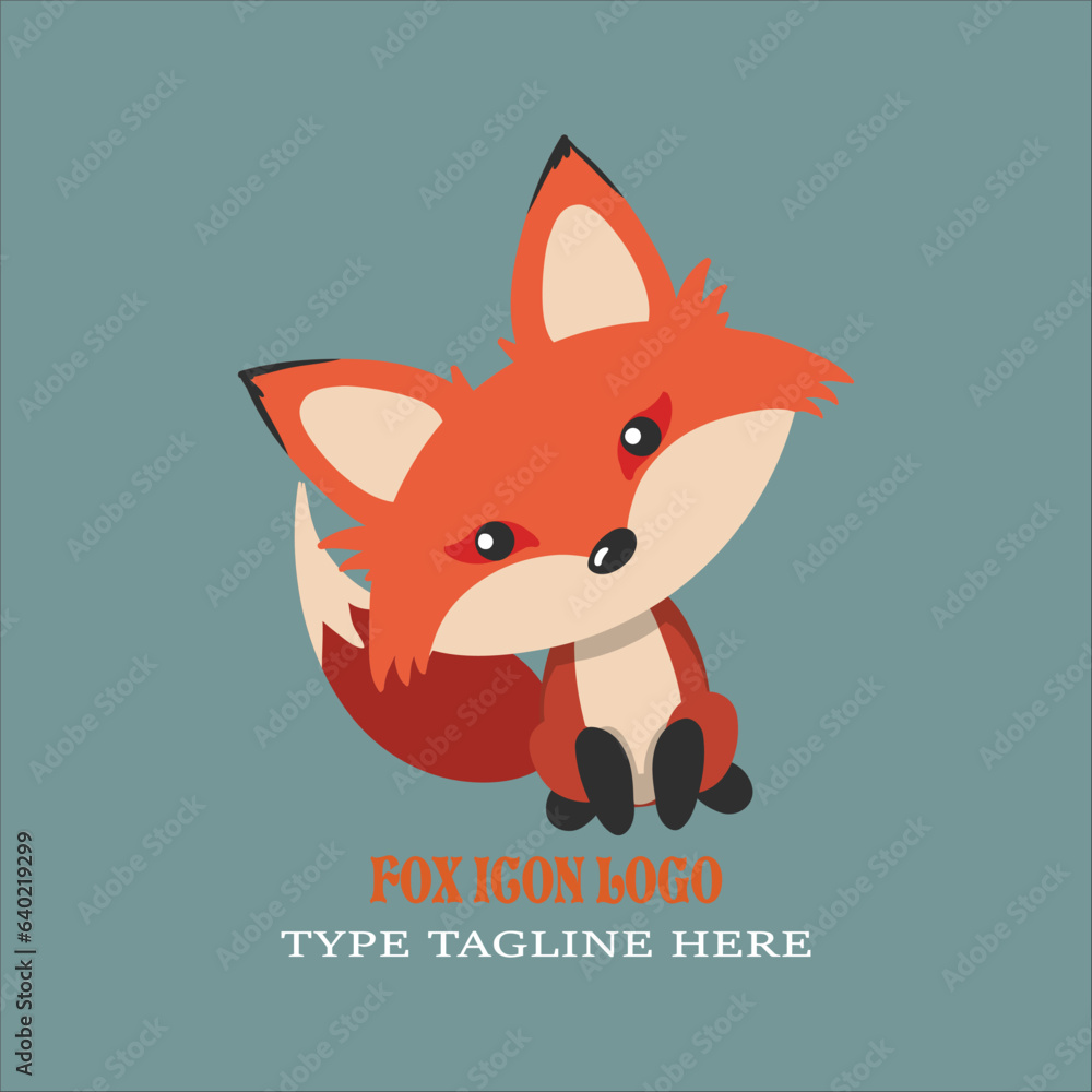 fox logo design made by illustrator, vector file fox logo, fox unique ...