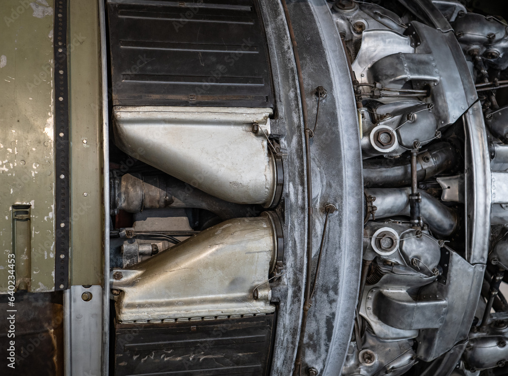 Mechanism of the jet engine Stock Photo | Adobe Stock