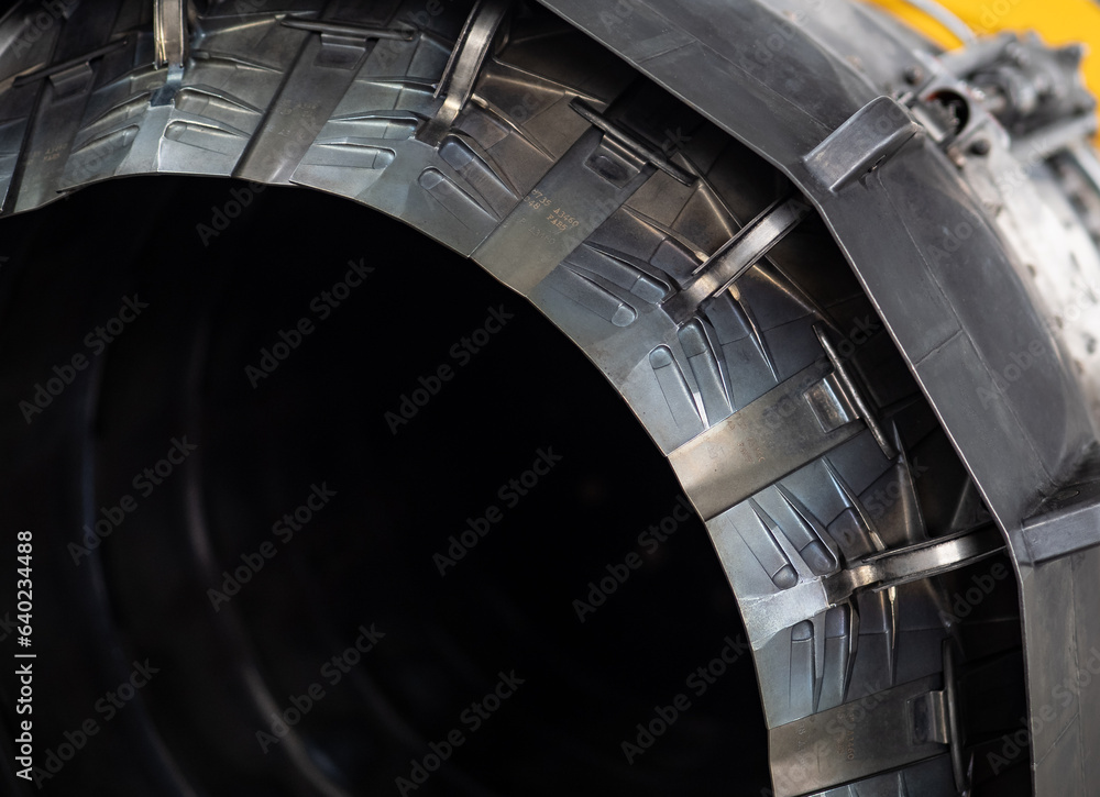 Mechanism of the jet engine Stock Photo | Adobe Stock