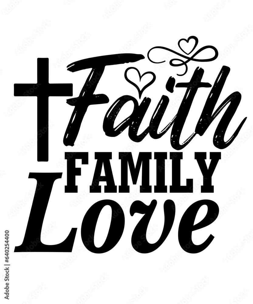 Vetor de Faith Svg Design,Faith SVG Bundle, Big Bundle SVG file for ...