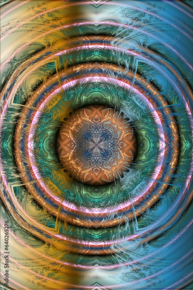 Yellow Vertical Hypnosis Eye Iris Background. Bright Energy Logo Render ...