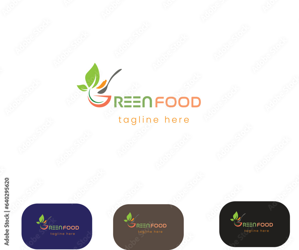 Green Food Logo - Free Vectors & EPS to Download, Find & Download Free ...