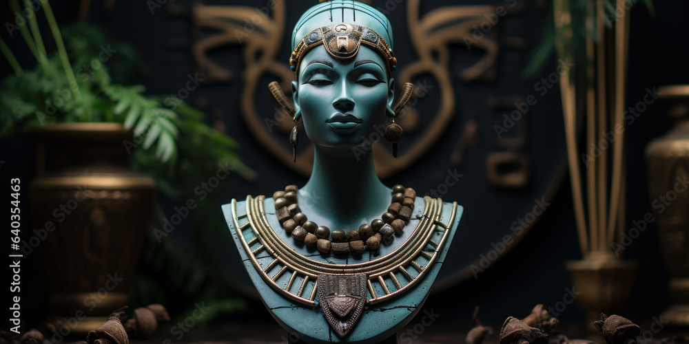 Nut (Nuit), Egyptian sky goddess, god of air, and Tefnut, goddess of ...