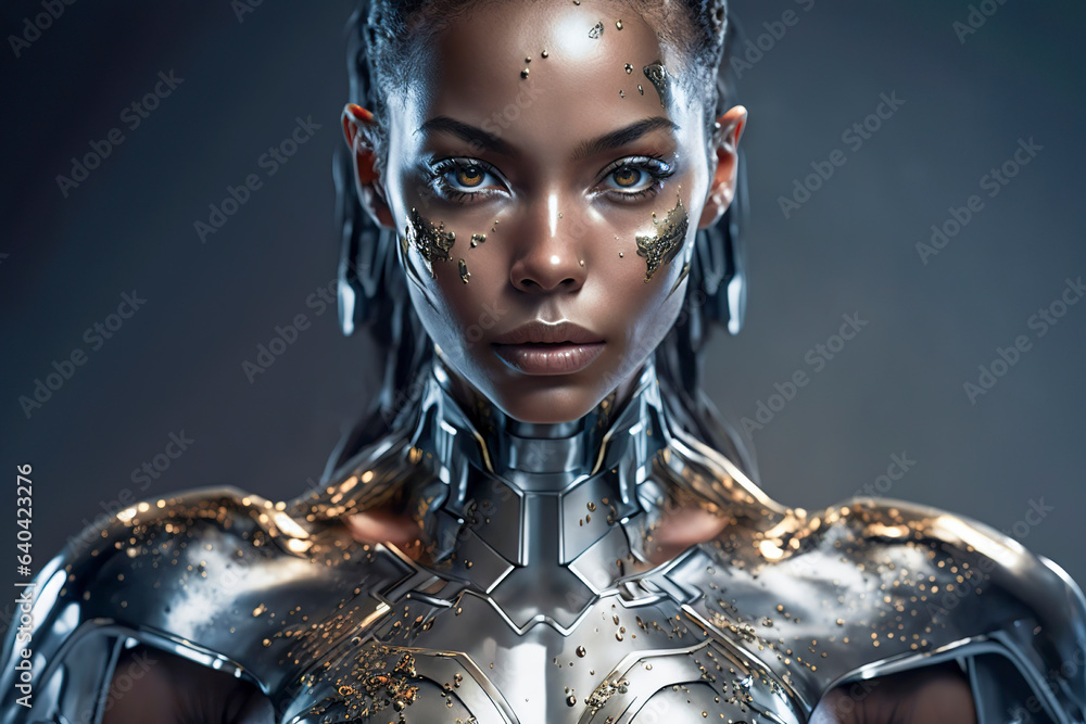 Tomorrow's Fusion: Woman of the Future with Robot Body Redefines Beauty ...