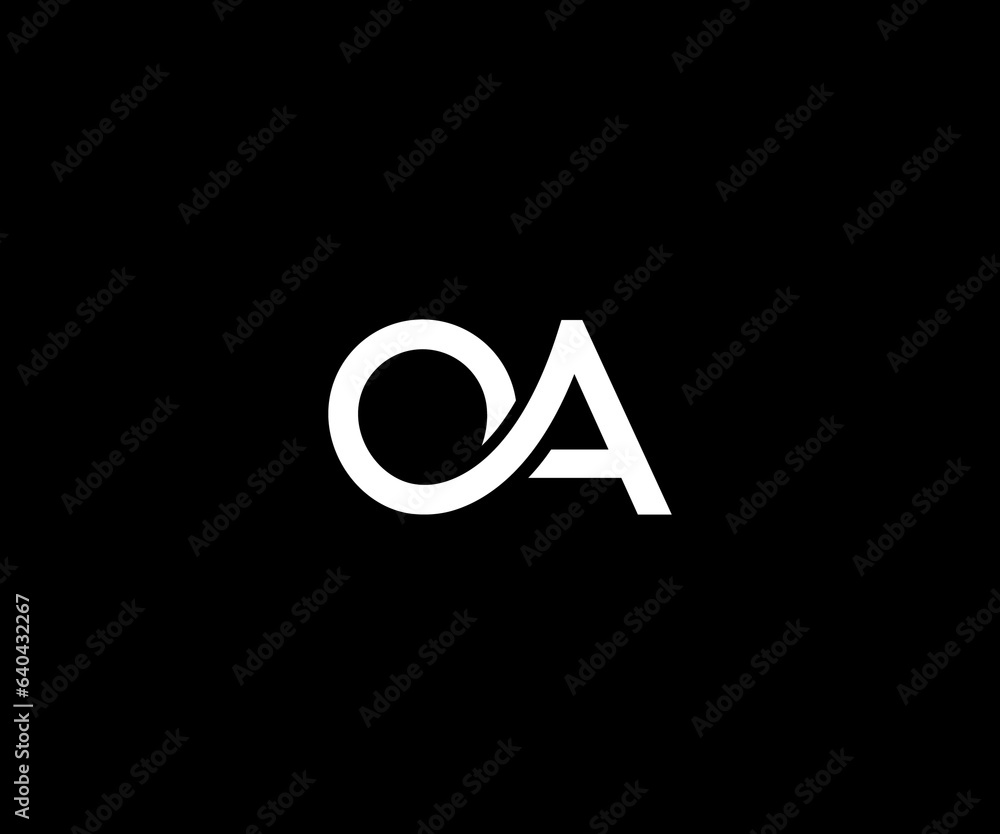 oa logo Stock Vector | Adobe Stock