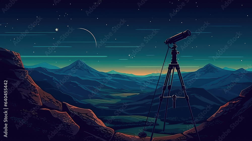 Telescope for science discovery, study astronomy, watching stars and ...