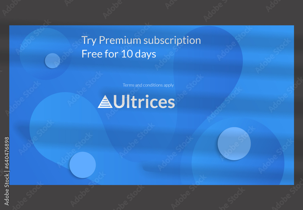 Slideshow Ad Layout with Vanishing Gradient and Paper Cut Shapes Stock ...