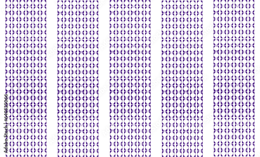 set of purple block seamless patterns arrange in vertical column strip ...