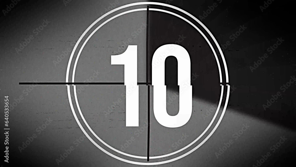 Retro Countdown template contains 11 text placeholders. Available in 4K ...