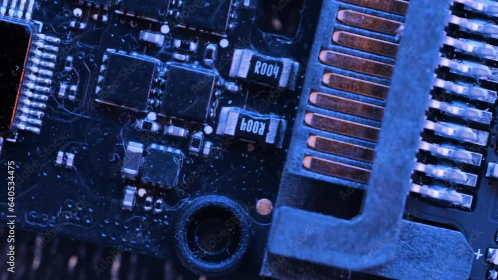 Microchips tracking surface in modern engineering laboratory developing ...