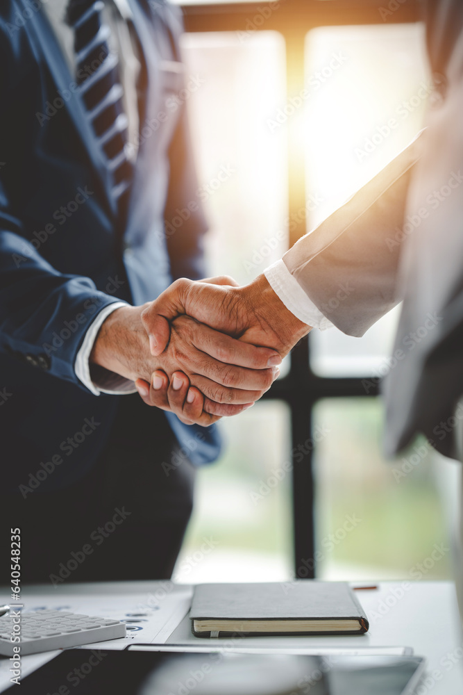 business partner handshake concept Colleagues shaking hands Successful ...