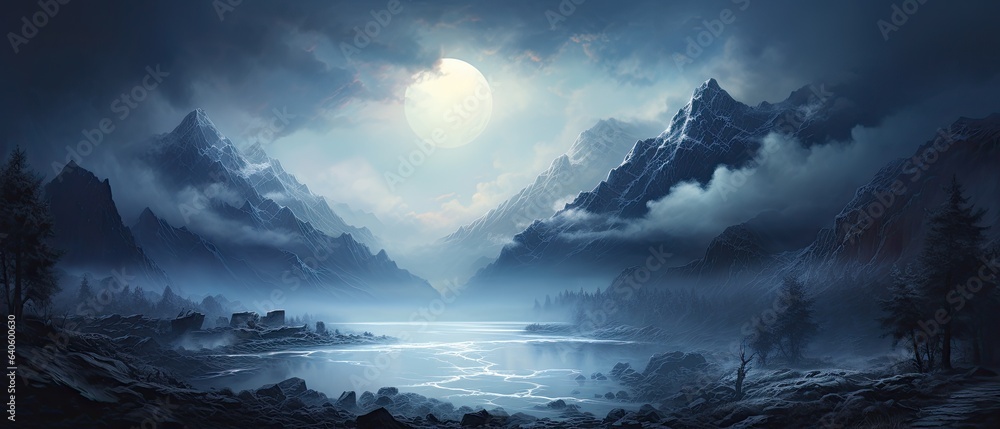 Monochromatic shades of grayscale, creating depth and dimension, with ...