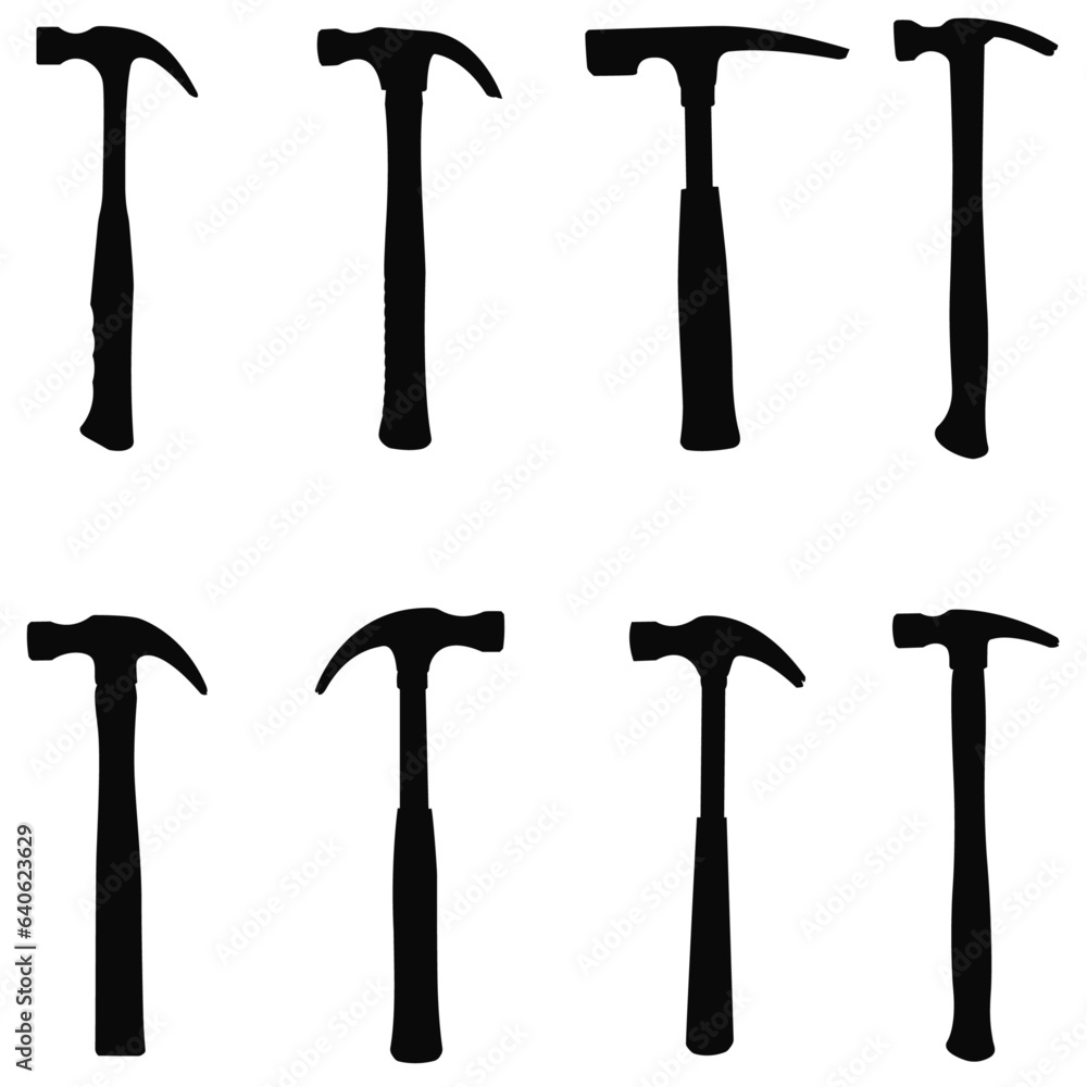 Hammer Svg, Tools hammer svg, hammer svg bundle, Carpenter svg, Hammer ...
