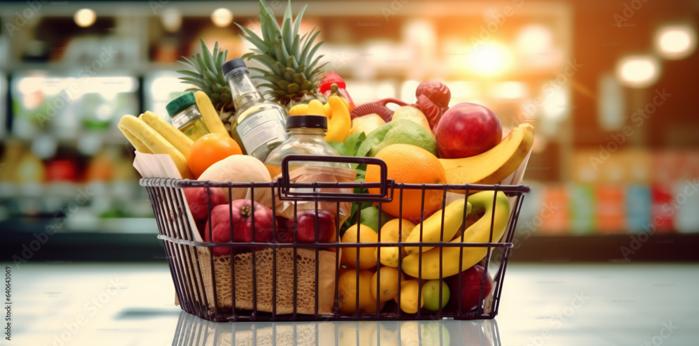 food retail store shop delivery basket supermarket grocery shopping ...
