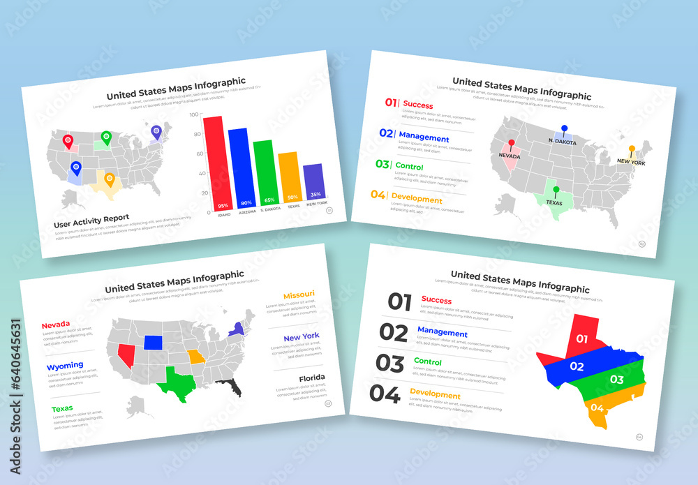 Map Infographics Template Stock Template | Adobe Stock