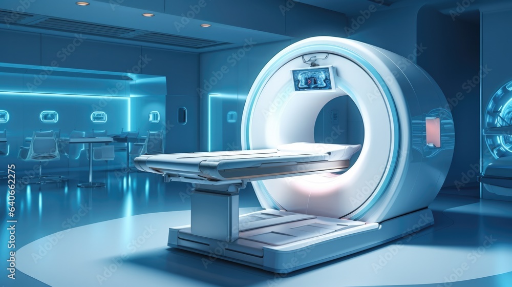 Medical CT or MRI or PET Scan. Technologically Advanced and Functional ...