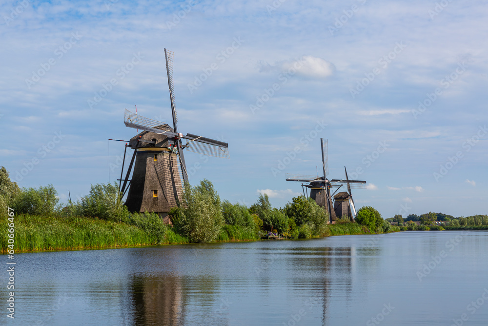 Les moulins à vent de Kinderdijk, Pays-Bas, Classés au patrimoine ...