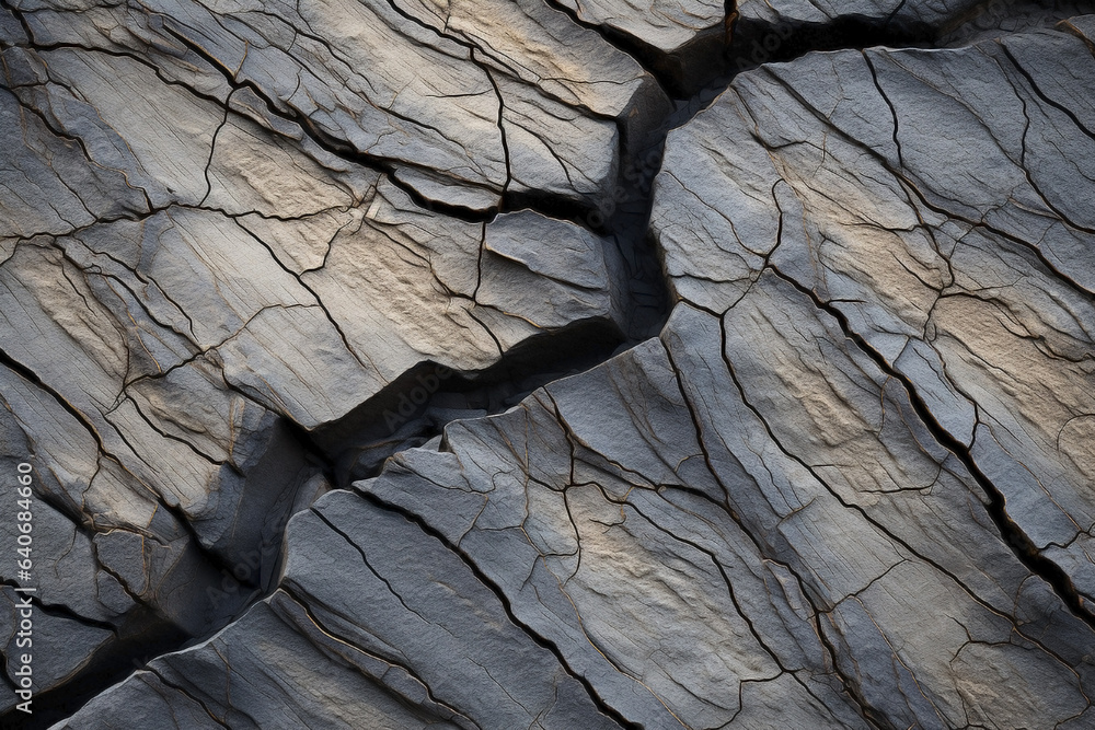 Surface displaying cracking and rupture pattern in neutral colors ...