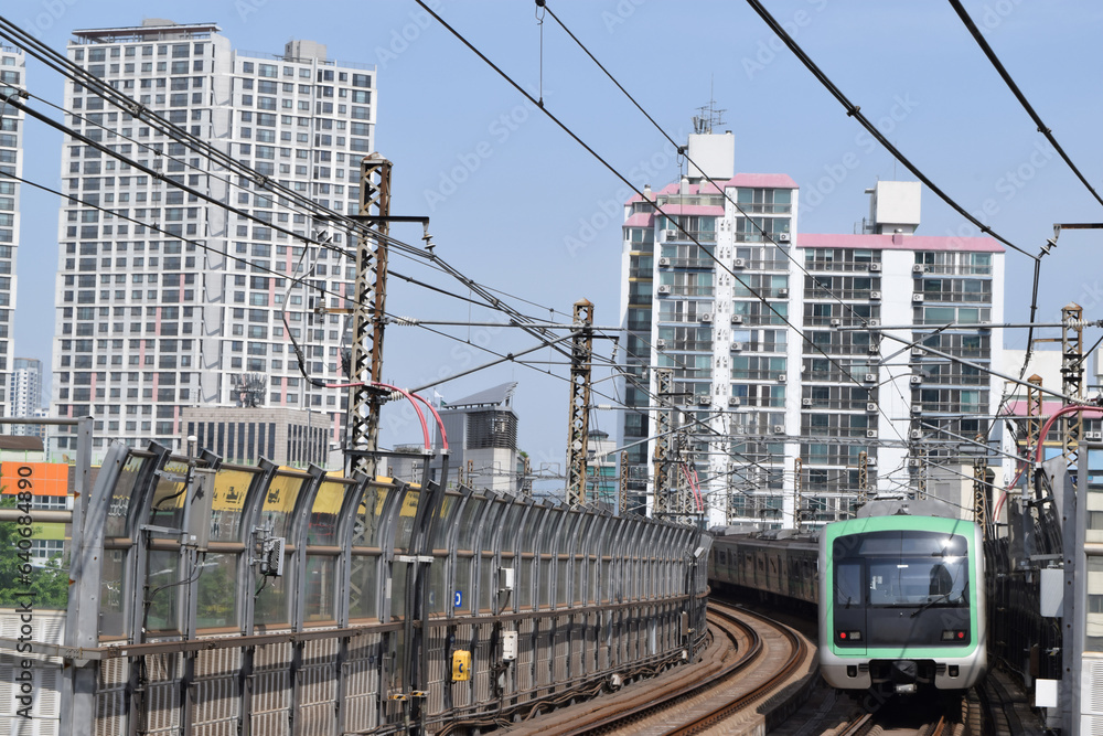 Poster Rolling stock of Seoul Metro Line 2, South Korea – Wall Art ...
