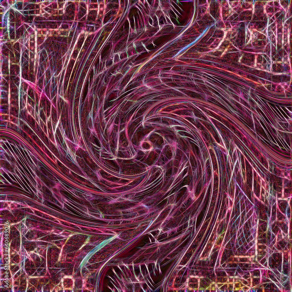 magenta and shades of pink and red twisting pattern and design Stock ...