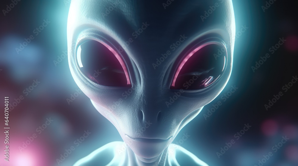 Alien Dual lighting portrait, Alien declassified reports UFO sightings ...