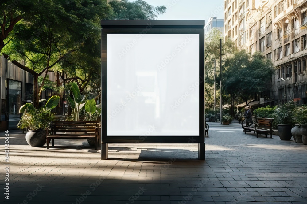 road poster day mock roadway bus blank street vertical background sunny ...
