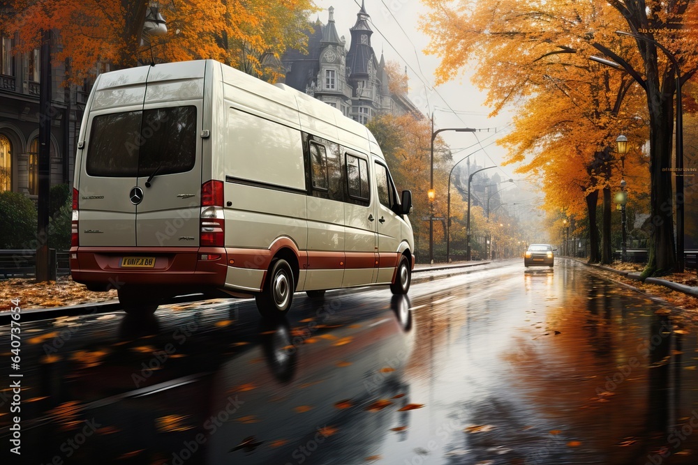 move speed van traffic highway rental fast car delivery einer car ...