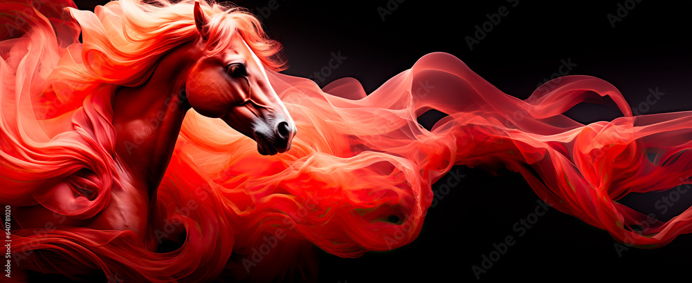 Apocalyptic Red Smoke Horse: Unveiling the Foretold Symbol of War from ...