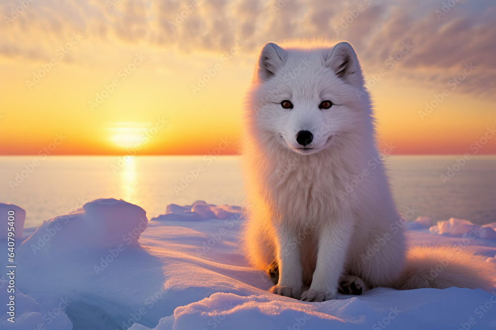 Arctic Sunrise Fox