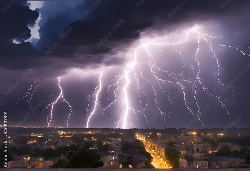 Powerful Captivating Lightning and Thunder Visuals, Striking Visuals ...