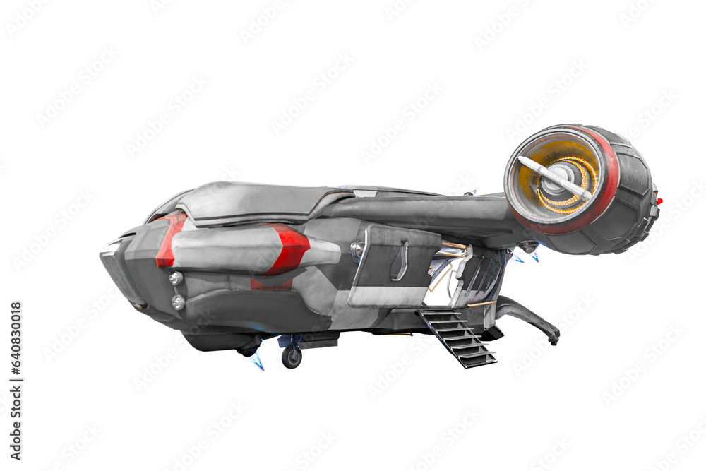 cargo war aircraft is landed with rear ramp open on side view Stock ...