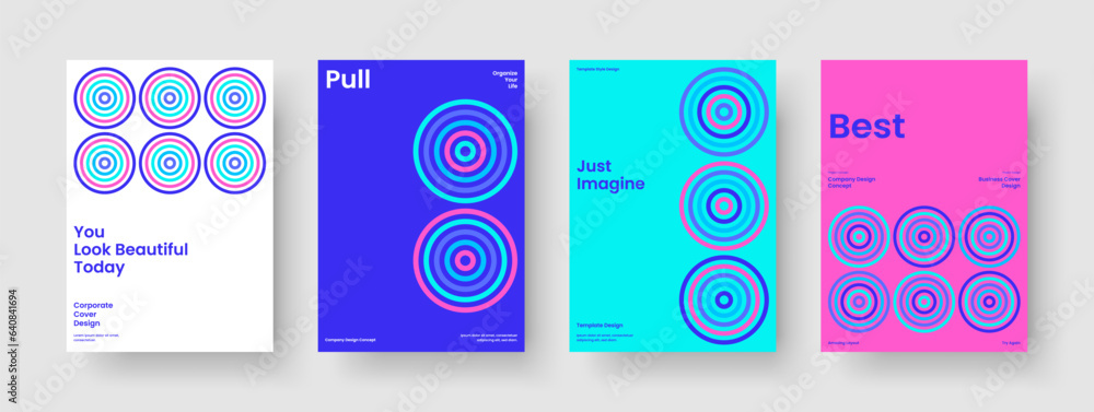 Isolated Report Design. Modern Banner Layout. Creative Background ...