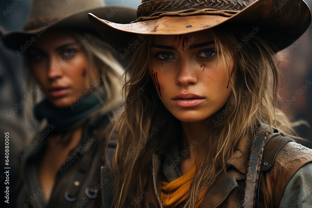 Wild West girls, westerns, outlaws and bandits, sheriffs, robbers and ...