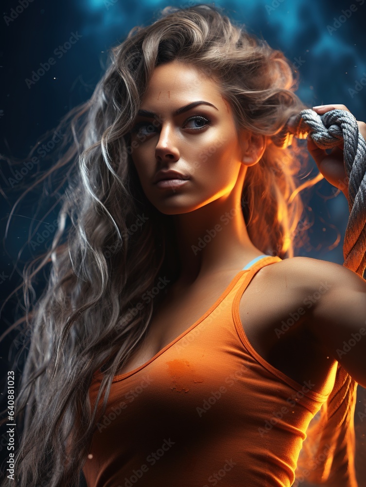 Fitness bodybuilding sports, beautiful muscular relief body, fitness ...