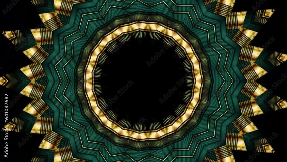 green screen animation video effect with golden line abstract ...