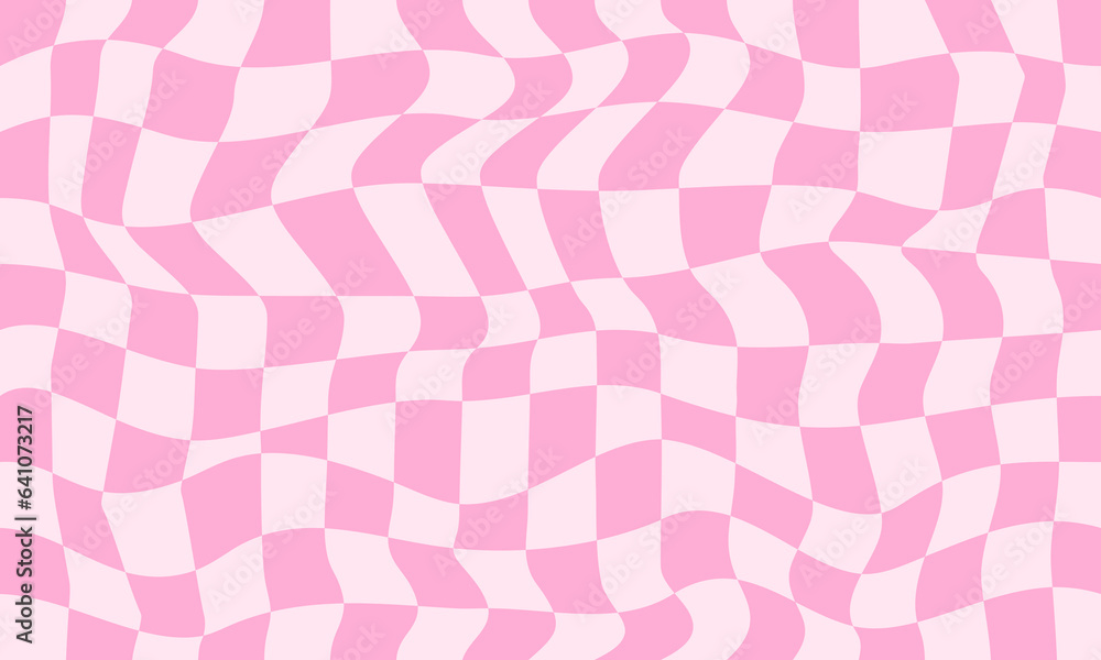 Groovy y2k checkered background. Seamless pattern checkerboard simple ...