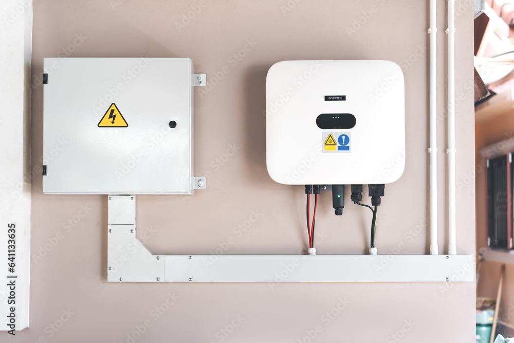 Electrical control cabinet of solar cell PV grid tile Inverter for home ...